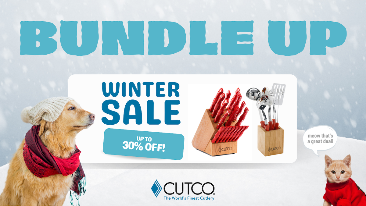 Bundle up this winter & save on Cutco